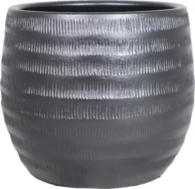 Floran Pot lena 20x17cm zwart mat kopen? - tuincentrum Osdorp :)