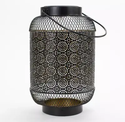 Solar lantaarn metaal zwart 16x25,5cm kopen? - tuincentrum Osdorp :)