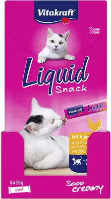 Vitakraft Cat-Liquid snack kip & taurine, 6 stuks. kopen? - tuincentrum ...